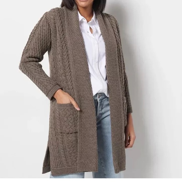 Aran Crafts | Sweaters | Brand New No Tag Aran Craft Merino Cardigan ...